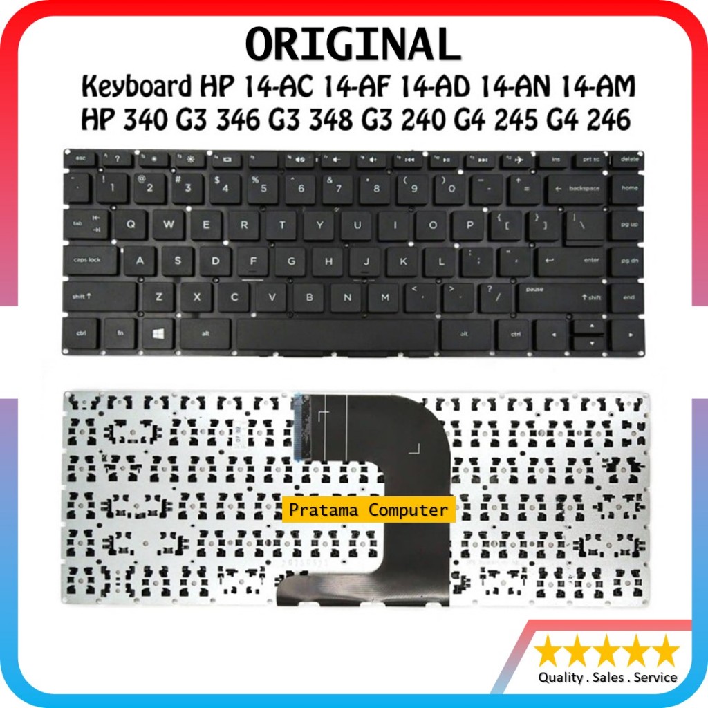 Jual Keyboard HP 340 G3 346 G3 348 G3 240 G4 245 G4 246 G4 340 G4 ...