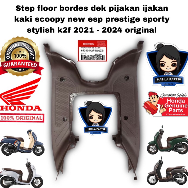 Jual step floor bordes dek pijakan injakan kaki cover lantai scoopy new esp prestige sporty ...