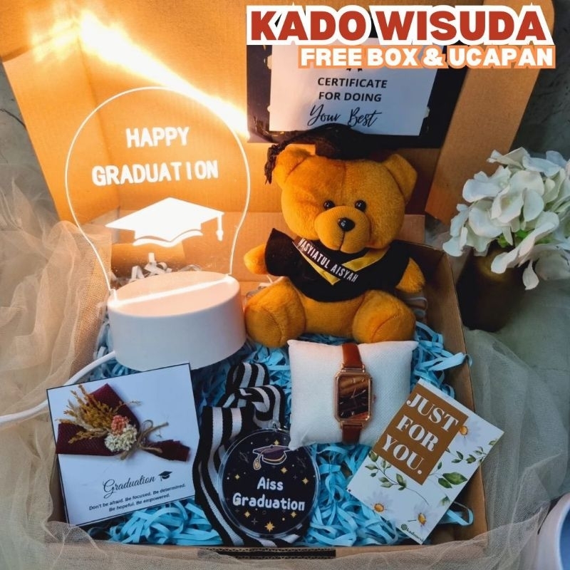 Jual Hampers Wisuda Cewek Buket Wisuda / Hadiah Wisuda Graduation Gift ...