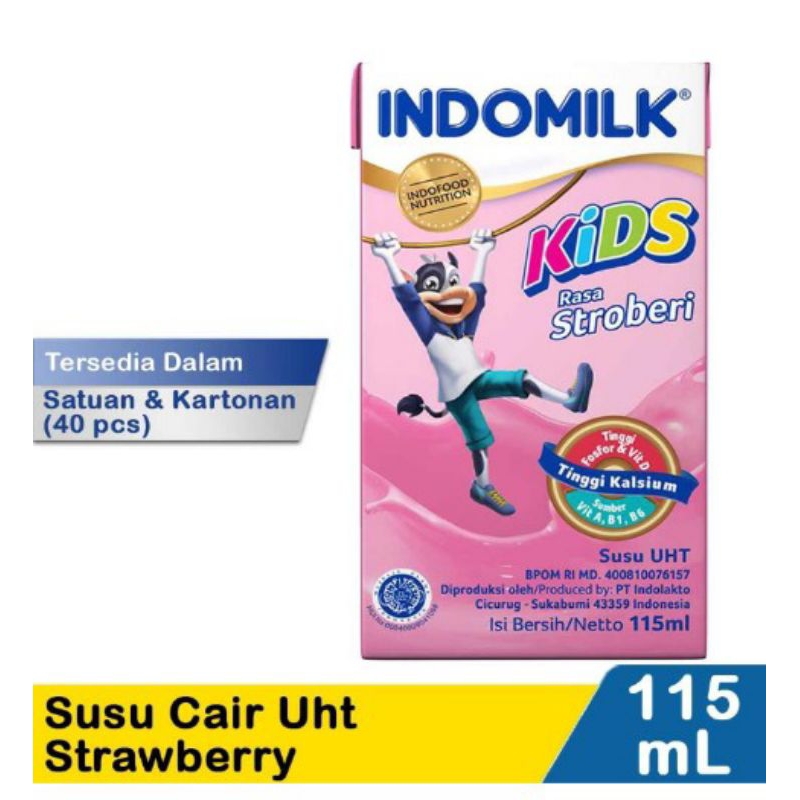 Jual Indomilk Susu Cair Uht Kids Less Sugar Cokelat 115mL | Shopee Indonesia