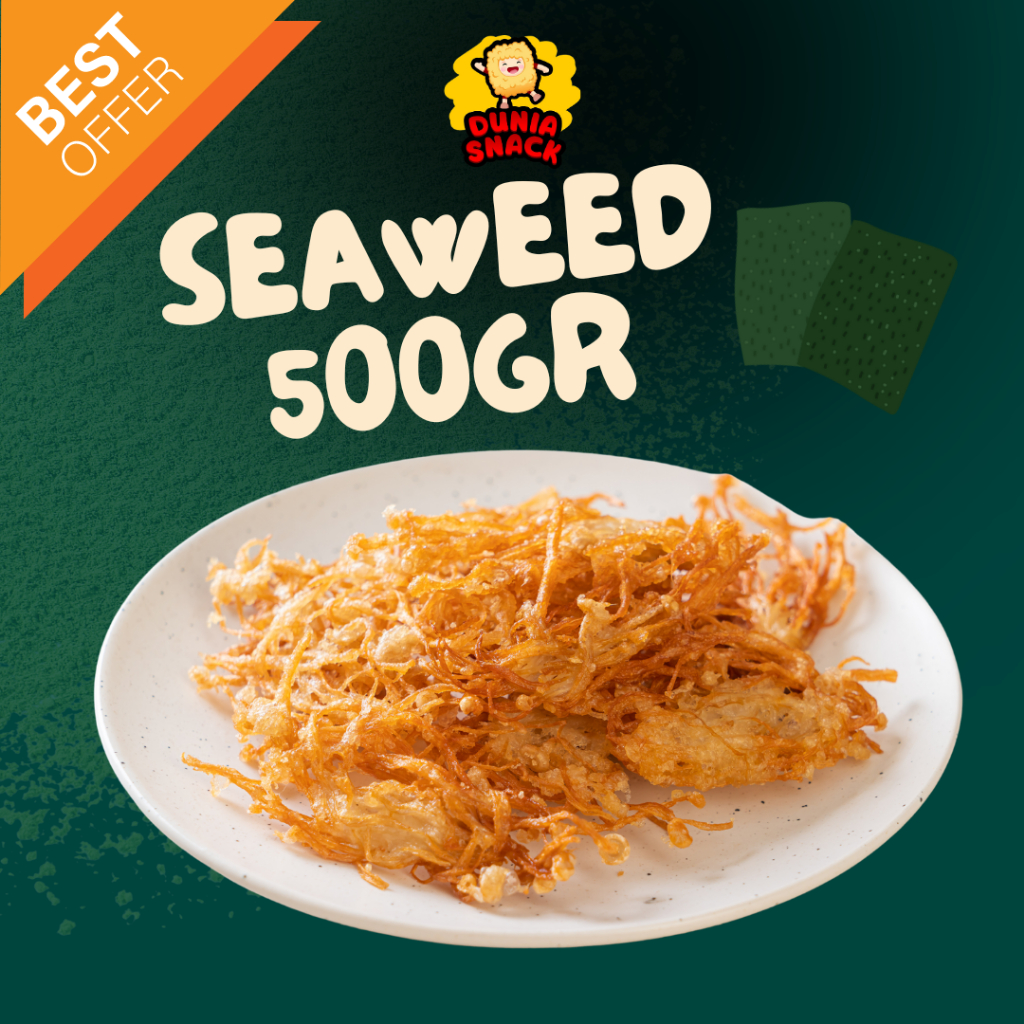Jual Bumbu Tabur Snack Seaweed Rasa Rumput Laut 500 gr | Shopee Indonesia