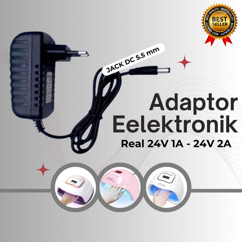 Jual [ 100% ] ORIGINAL Adapter adaptor Charger Power Supply 24V 1A ...