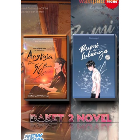 Jual ART H66O Paket 2 Novel Angkasa Dan 56 Hari Bumi dan lukanya ...