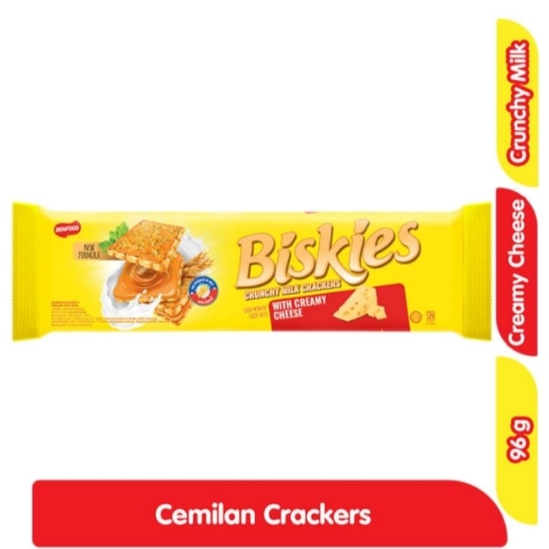 Jual Biskies Sandwich Cheese 96g Biskies Crackers Cheese 96 gram ...