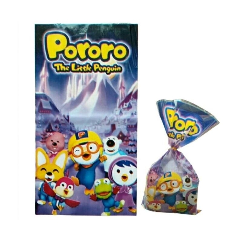 Jual Plastik PORORO isi 10pc Goodie bag PORORO Plastik Snack ulang ...