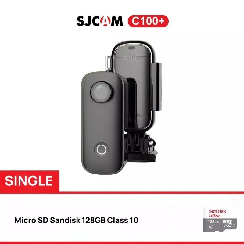 Jual SJCAM C100 Plus Body Cam thumb magnetic mini Camera (Sudah dapat kalung magnet) | Shopee ...