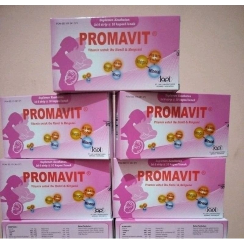 Jual Promavit Box 60 Kapsuk Vitamin Ibu Hamil | Shopee Indonesia