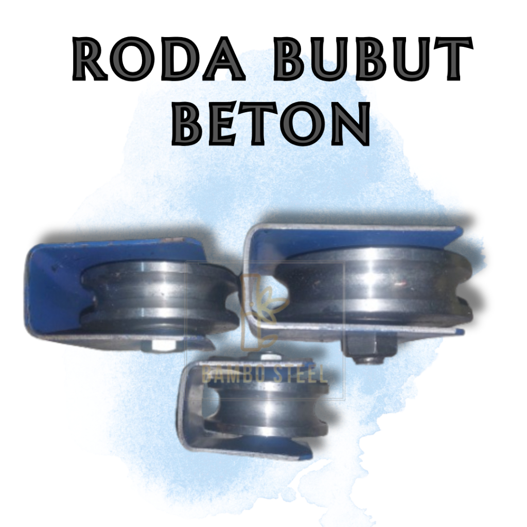 Jual PREMIUM Roda Pagar Besi AS Beton/Roda Bubut Pagar Besi Behel/Roda ...