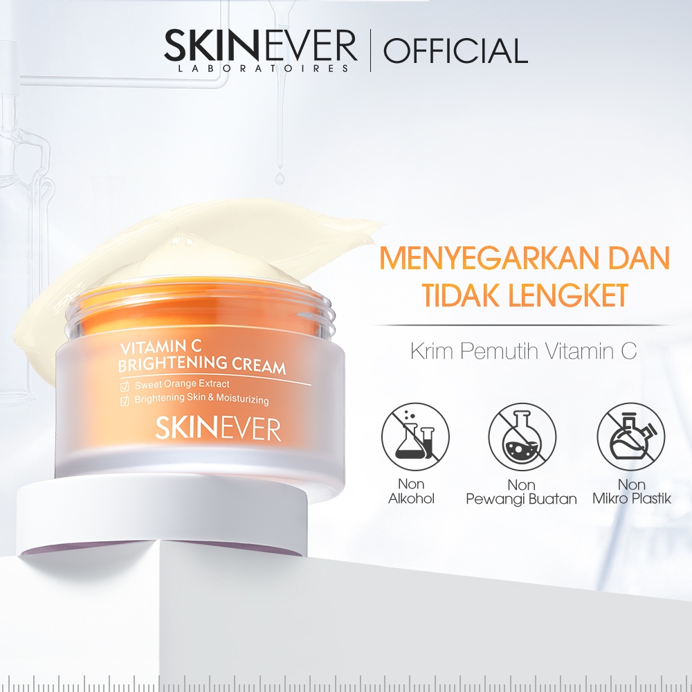 Jual SKINEVER VC Krim Pencerah Wajah Melembutkan Memperbaiki Dan ...