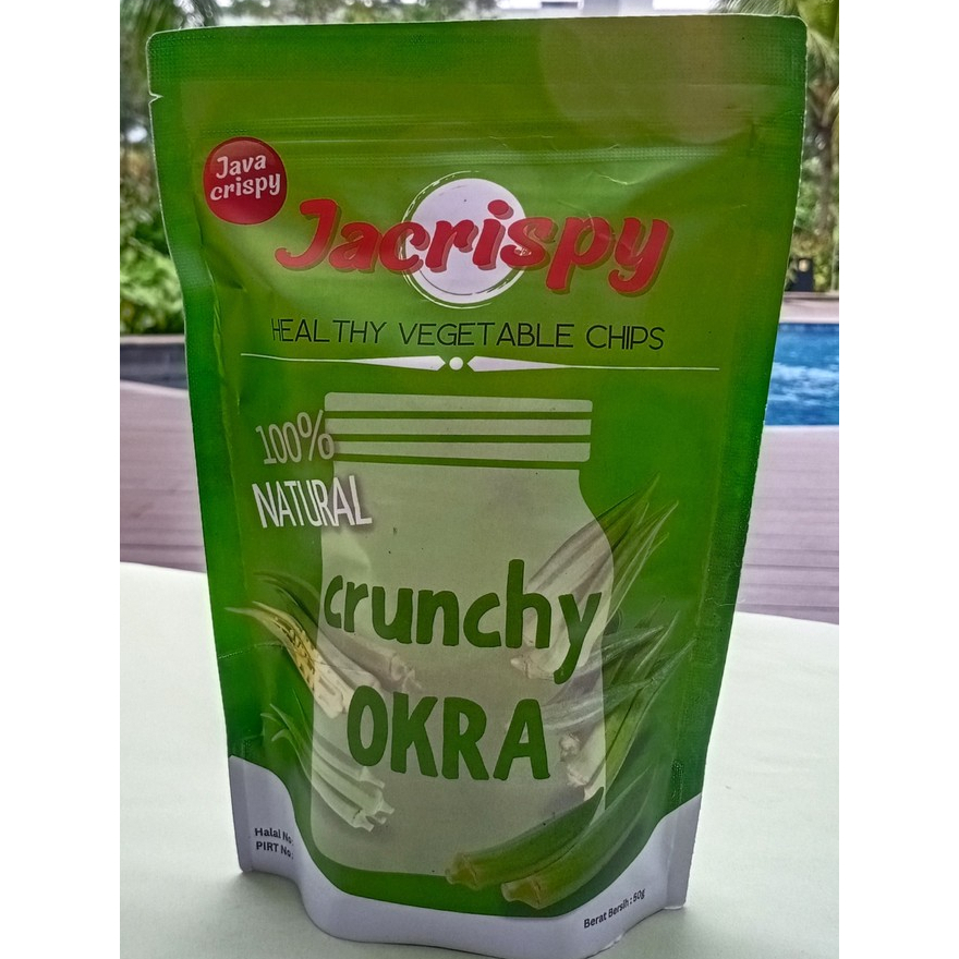 Jual JACRISPY Crunchy Okra | Cemilan Snack Sayur Buah Kering | Dried ...