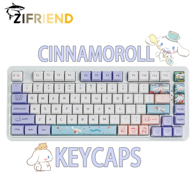 Jual ZIFRIEND Cinnamoroll 144 Key XDA Profile PBT Keycaps Set ...