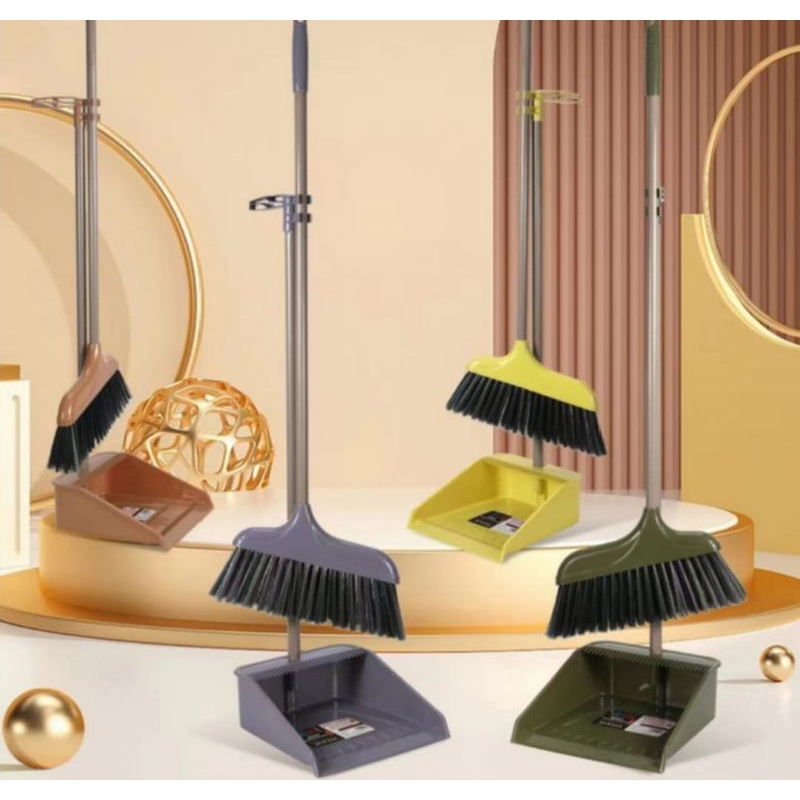 Jual Sapu set pengki alat pembersih lantai broom set dustpan 3in1 ...