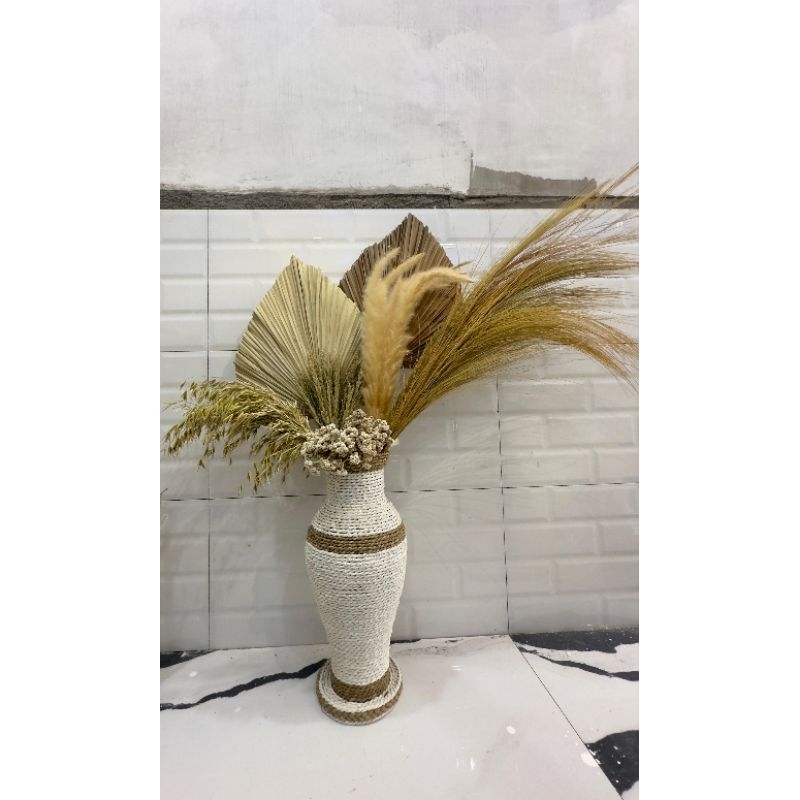 Jual Paket Lengkap Bunga Kering Dekorasi Rustic | Daun Kering Dekorasi ...