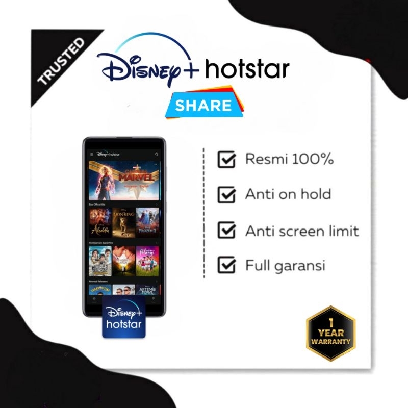 Jual Disney hostar premium sharing 1 bulan | Shopee Indonesia