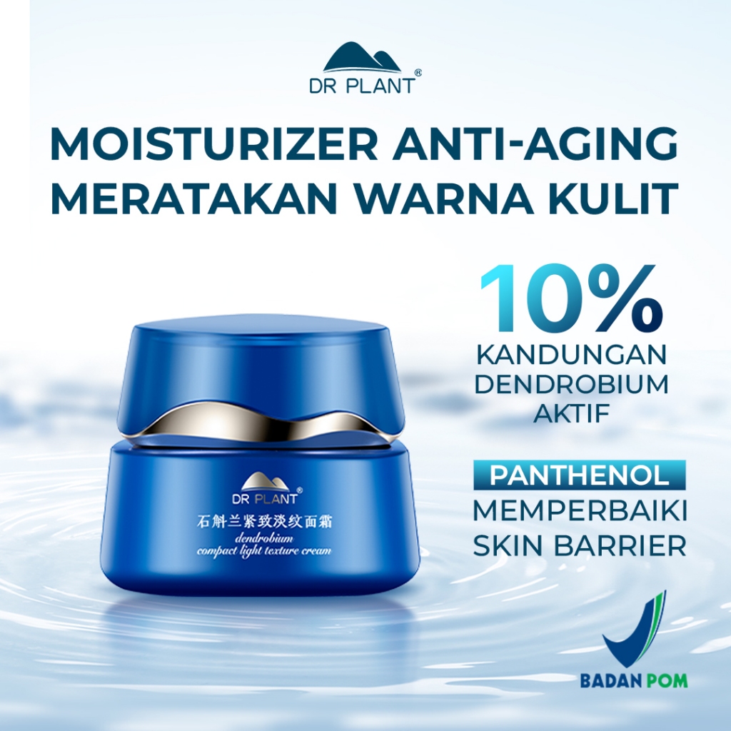 Jual DR PLANT Dendrobium Compact Light Texture Cream - Pelembab Wajah untuk Menyamarkan Garis ...
