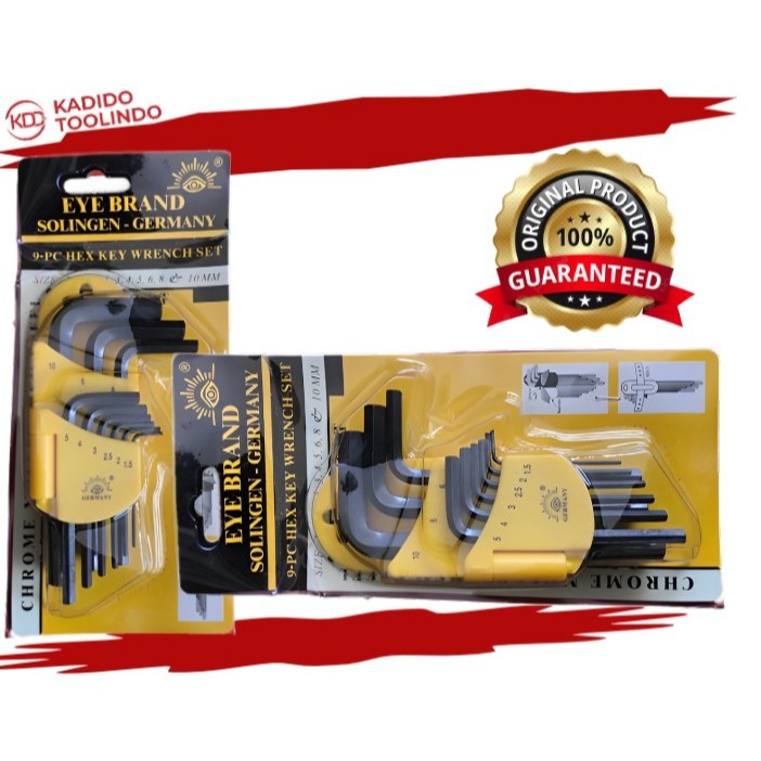 Jual Kunci L / Allen key Set EYE brand Pendek | Shopee Indonesia