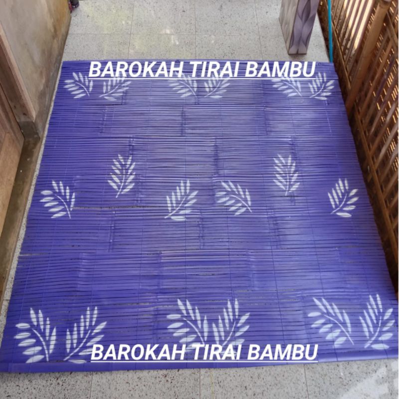 Jual TIRAI BAMBU GULUNG TIRAI BAMBU MOTIF BUNGA TIRAI BAMBU OUTDOOR ...