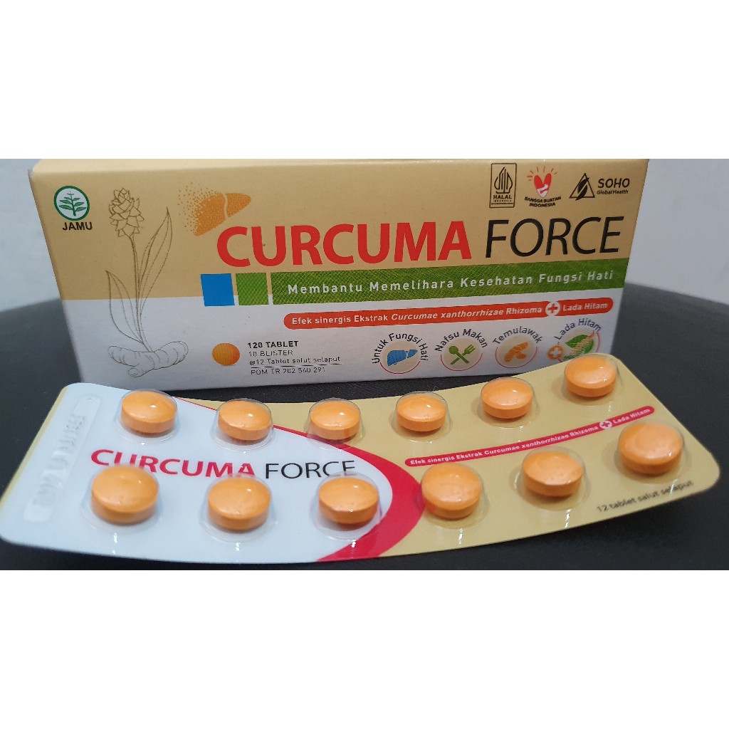 Jual CURCUMA FORCE STRIP 12 KAPSUL | Shopee Indonesia