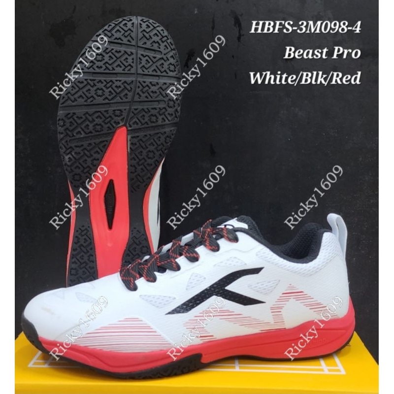 Jual SEPATU BADMINTON HUNDRED BEAST PRO (X-CUSHION - ACTIVE GRIP ...