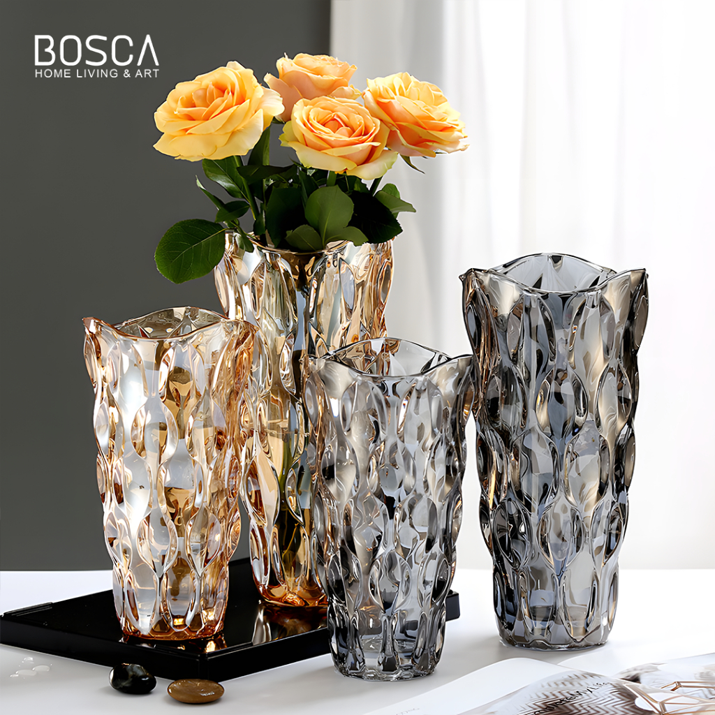 Jual Bosca Living - Crisiant Crystal Vase / Vas Bunga Kristal Mewah ...