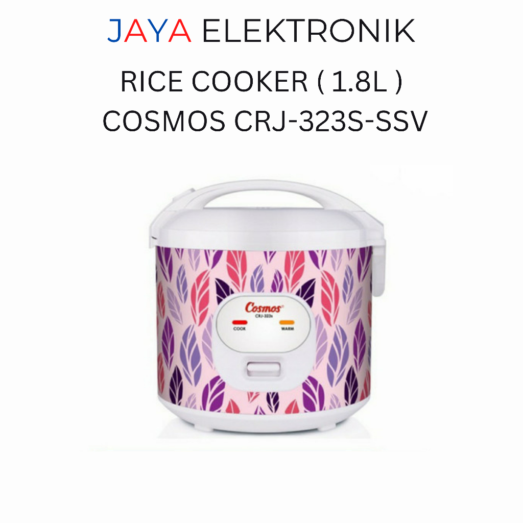 Jual Rice Cooker SINGKAWANG COSMOS CRJ 323S SSV - 1.8 L | Shopee Indonesia