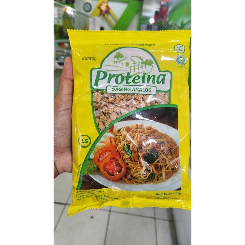 Jual DAGING VEGETARIAN / PROTEINA LS 250GRAM / DAGING NABATI ( BELI 10 ...