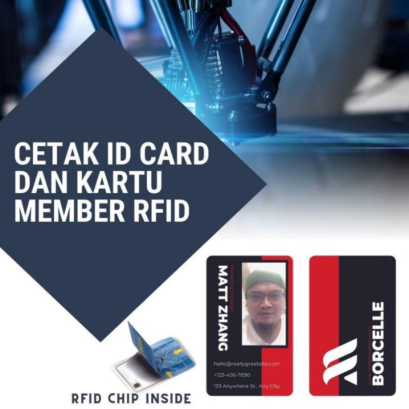 Jual CETAK ID CARD DAN KARTU MEMBER DENGAN CHIP RFID | Shopee Indonesia