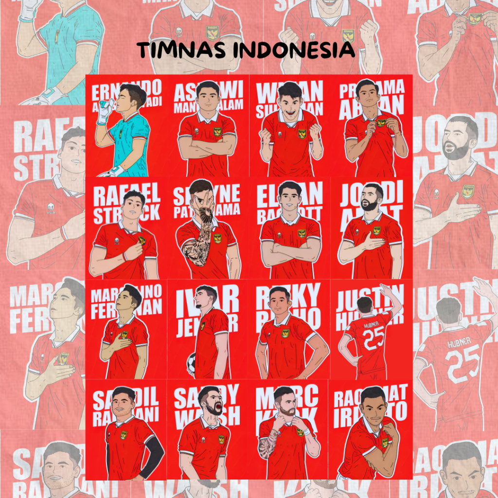 Jual POSTER DINDING TIMNAS INDONESIA / POSTER DINDING AESTHETIC ...