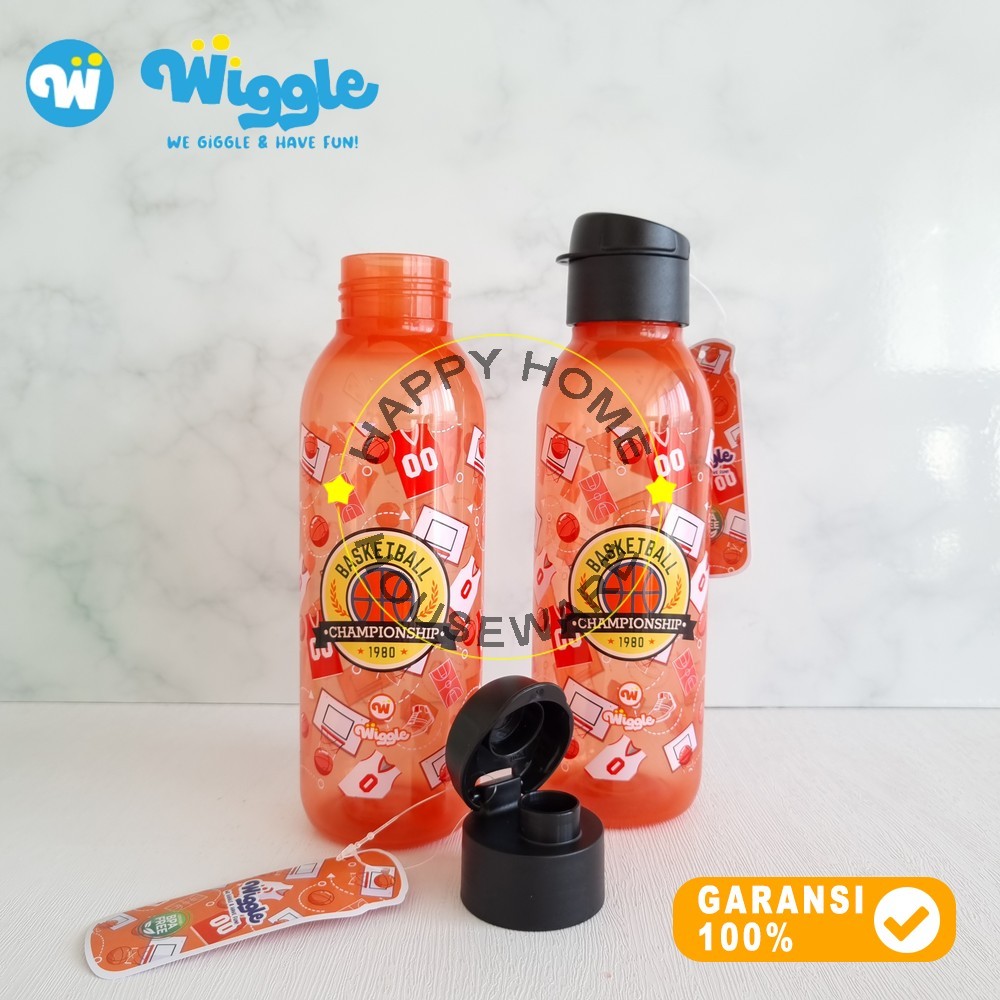 Jual WIGGLE Sporty Basket Orange Fliptop Bottle 530ml Botol Air Minum ...