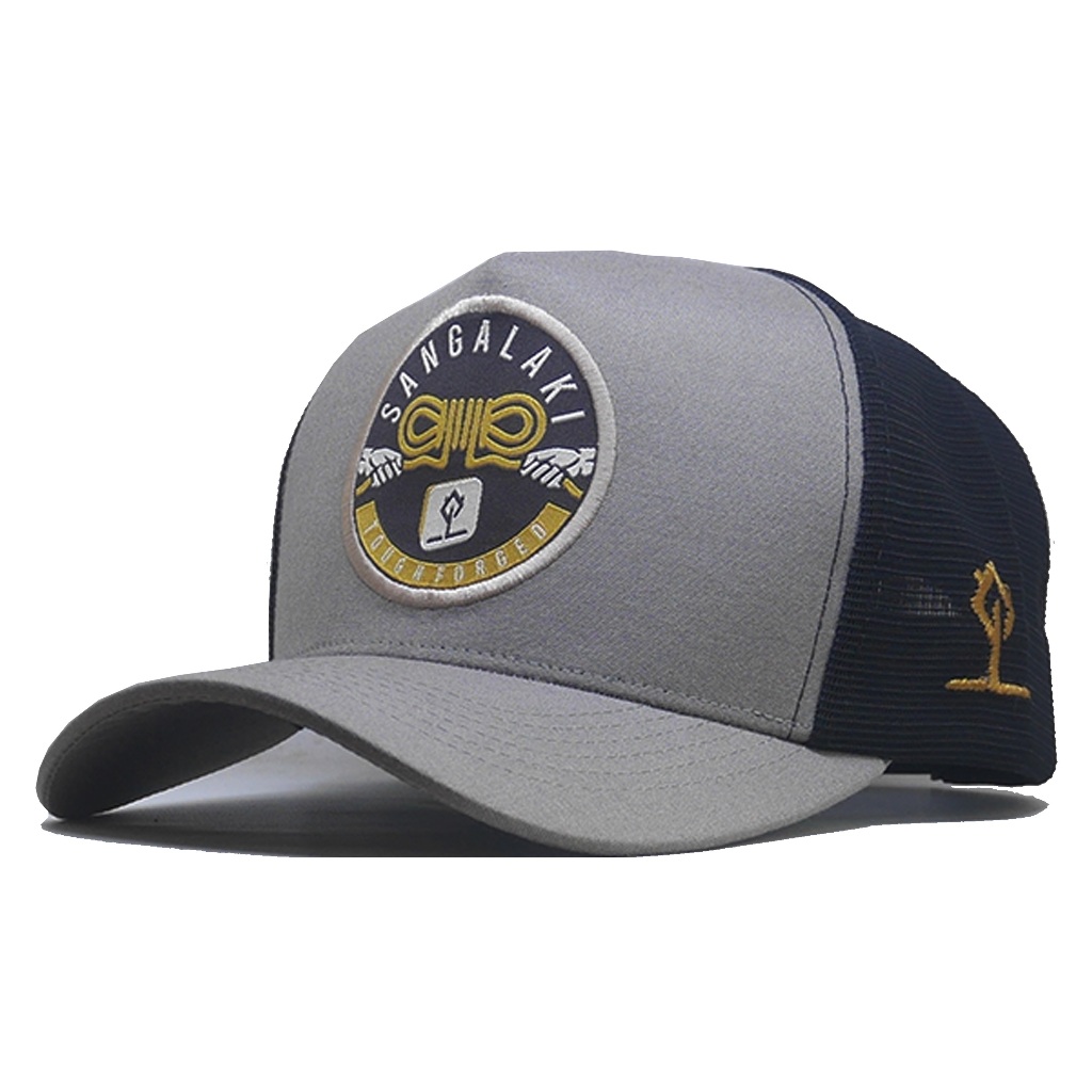 Jual Topi SANGALAKI Ropeman Trucker Hat Grey | Shopee Indonesia