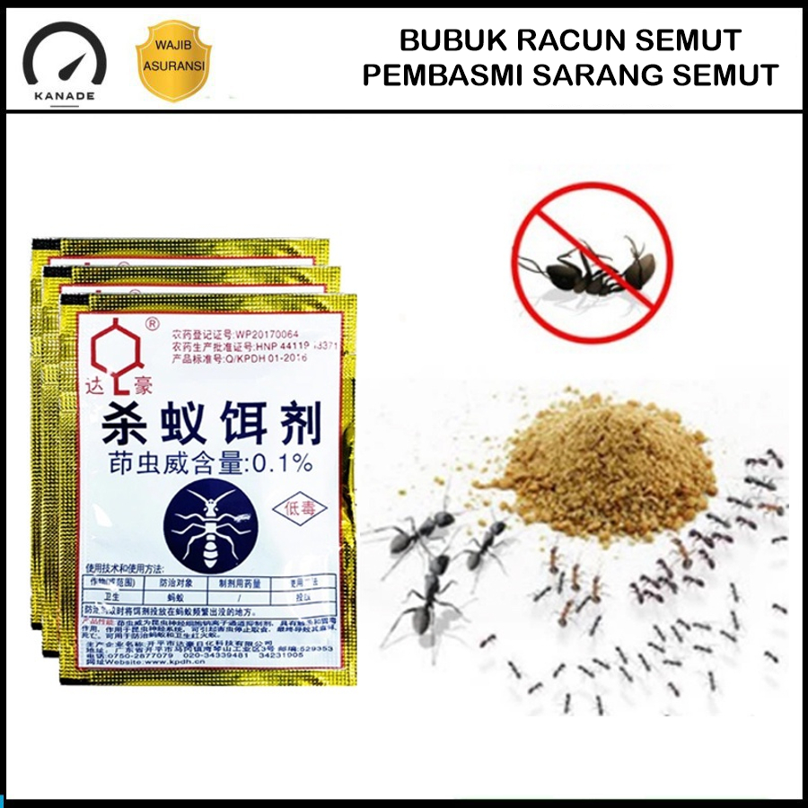 Jual Racun Bubuk Semut Killing Bait Powder Serbuk Obat Pembasmi Sarang ...