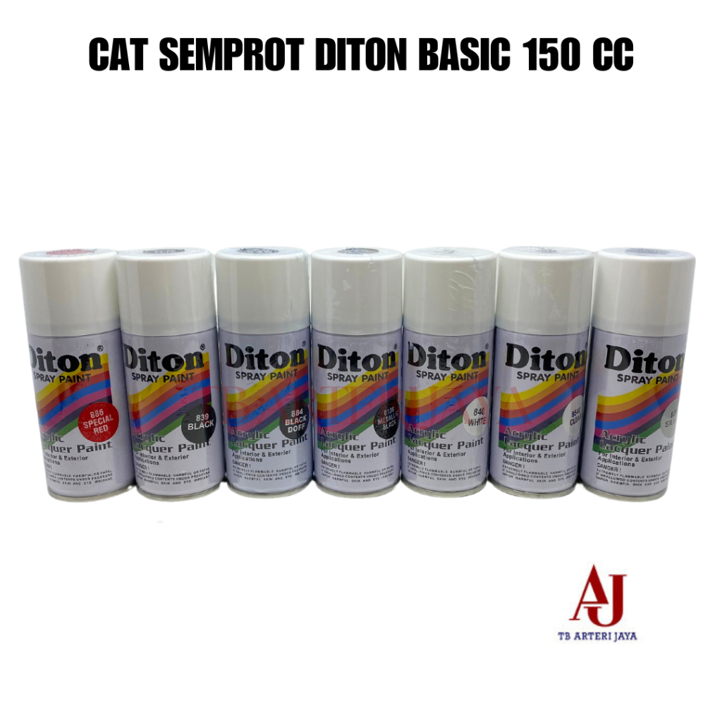 Jual Diton Pilox Pylox Cat Semprot 150 CC Pilok Spray Paint Warna Standart Cat Semprot Diton ...