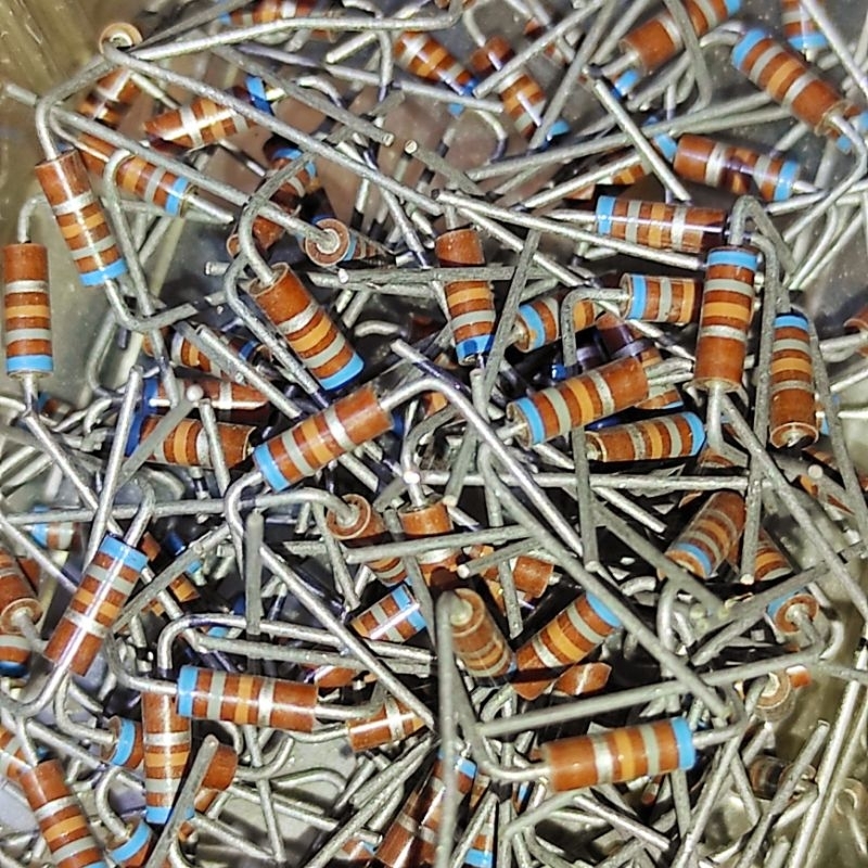 Jual Resistor 680R 680 ohm 1/4W 0.25W ALLEN BRADLEY Carbon Composite AB ...