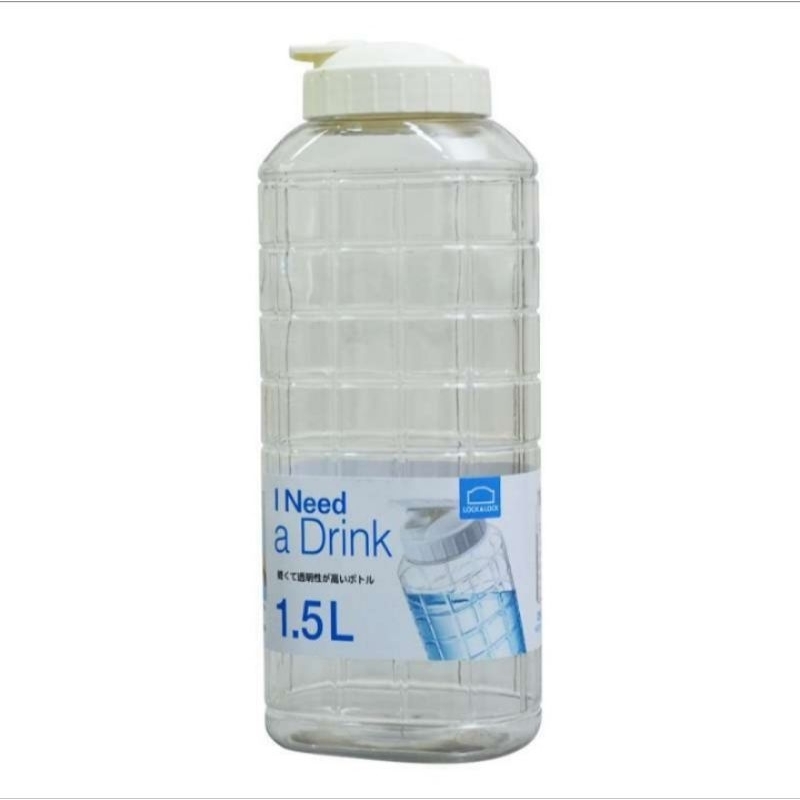 Jual LocknLock Chess Water Bottle Pet 1.5L Tutup Putih/Biru/Kuning ...