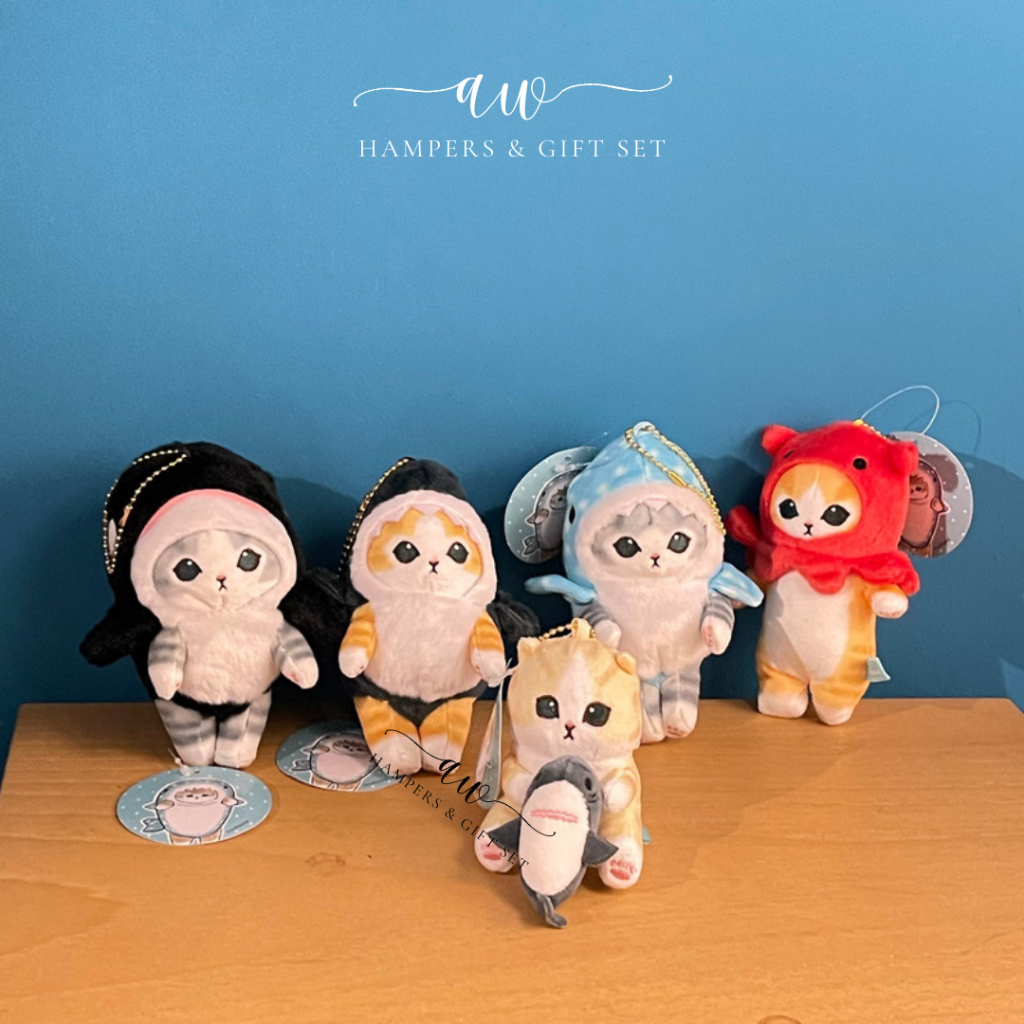 Jual GANTUNGAN KUNCI MOFUSAND KEYCHAIN GANTUNGAN BONEKA KUCING HIU ...
