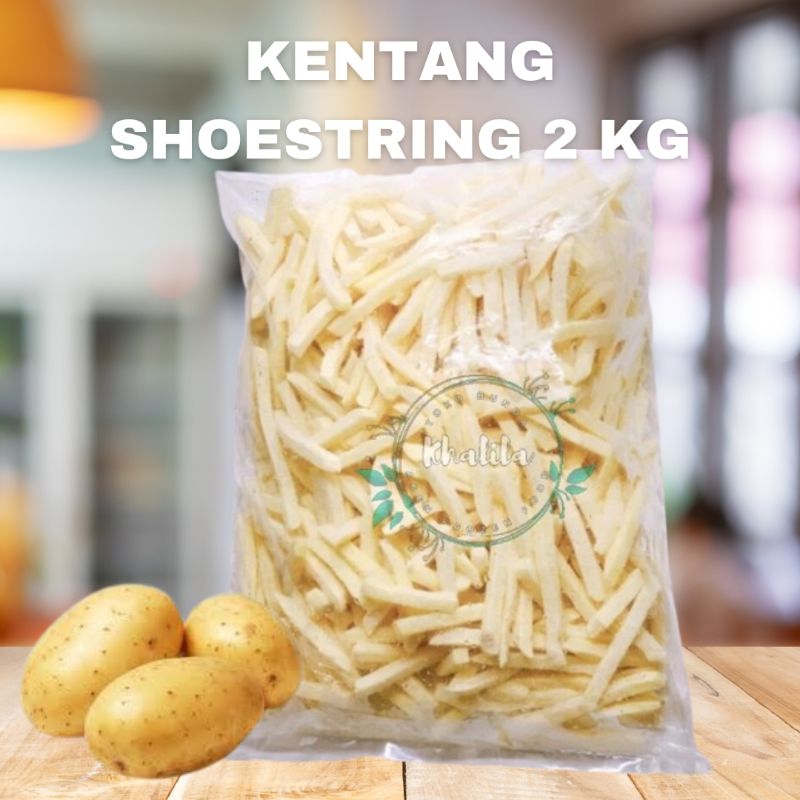 Jual Kentang SHOESTRING 2Kg || Kentang Frozen Kentang Goreng French ...