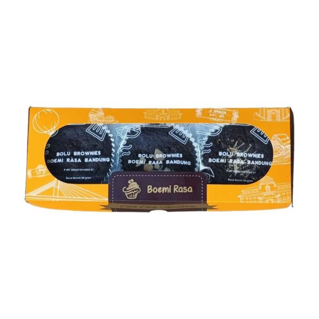 Jual Brownies Cup Boemi Rasa isi 3 pcs - Brownies Chocolate - Brownies ...