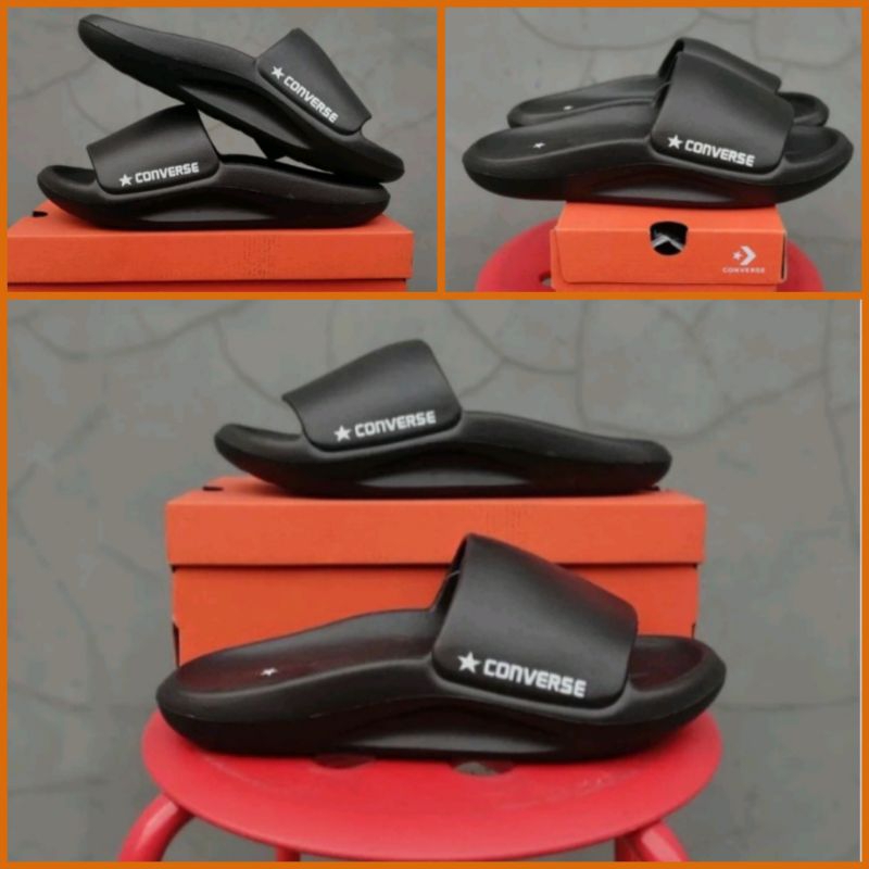 Jual Sandal Slide Slop Converse Sandal Slip On Eva Sandal Pria Wanita ...