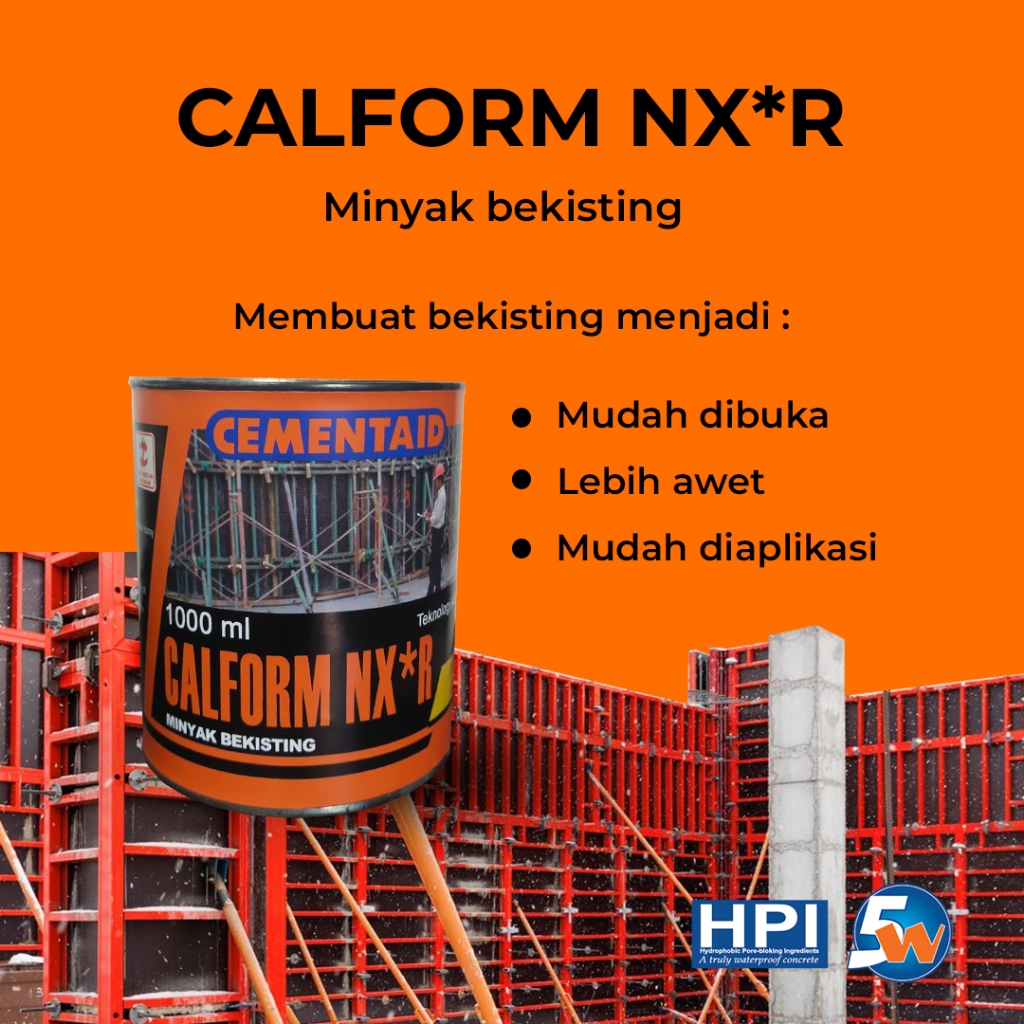 Jual CEMENTAID - CALFORM NX*R Minyak Bekisting (1000ml) | Shopee Indonesia