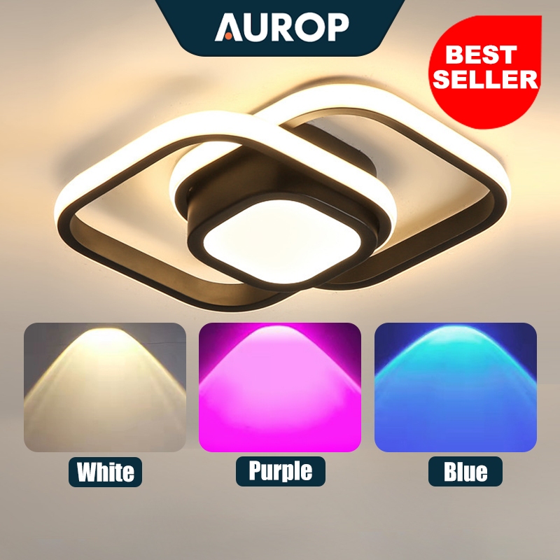 Jual AUROP 3 Warna Lampu Plafon LED Lampu Ceiling Light Modern Lampu ...