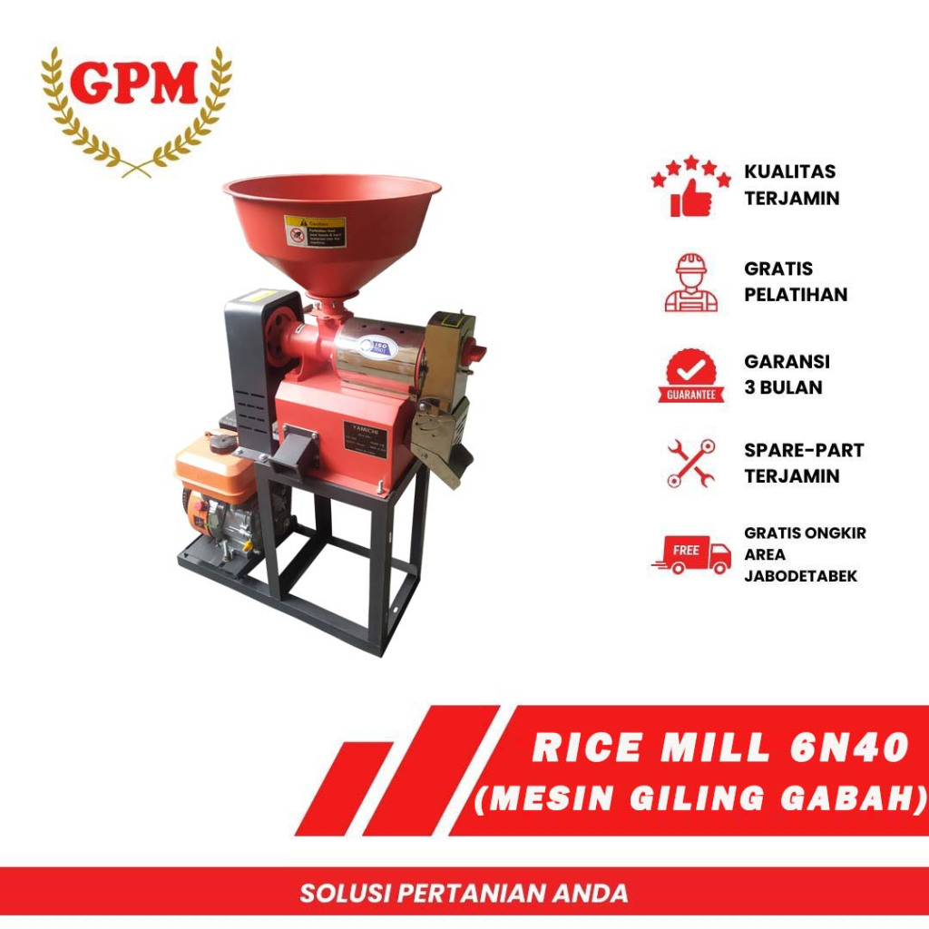 Jual Mesin Penggiling Gabah Menjadi Beras (Rice Mill) YAMICHI | Shopee ...