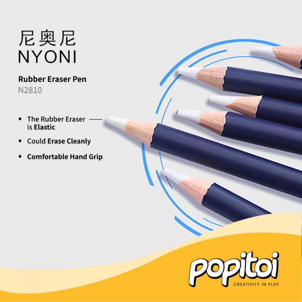Jual NYONI N2810 Rubber Pencil Eraser Pen (Satuan) Pena Penghapus ...