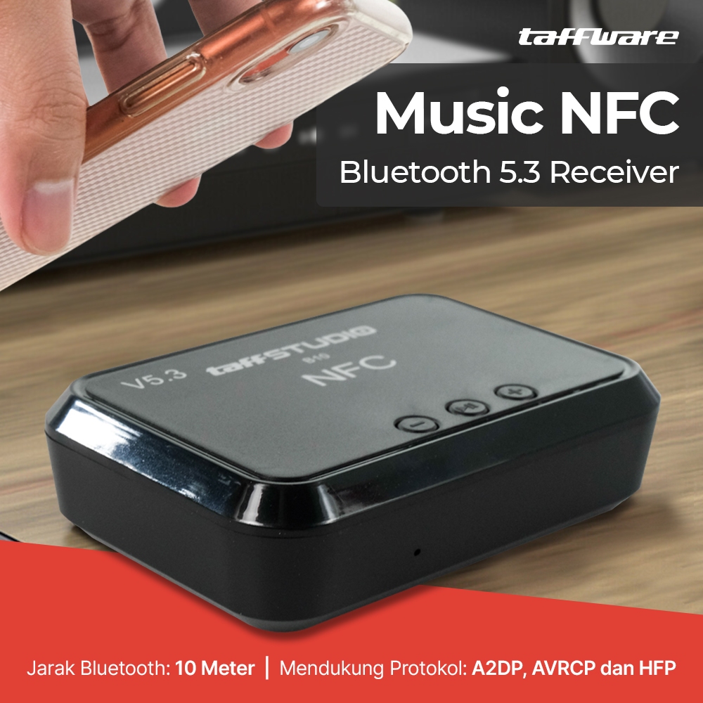 Jual Music NFC Bluetooth 5.3 Receiver - B10 | Shopee Indonesia