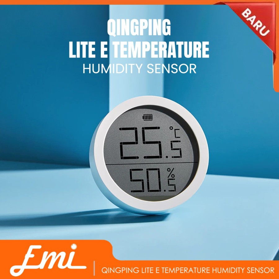 Jual Qingping Lite E Temperature Humidity Sensor RH Monitor Thermostat ...