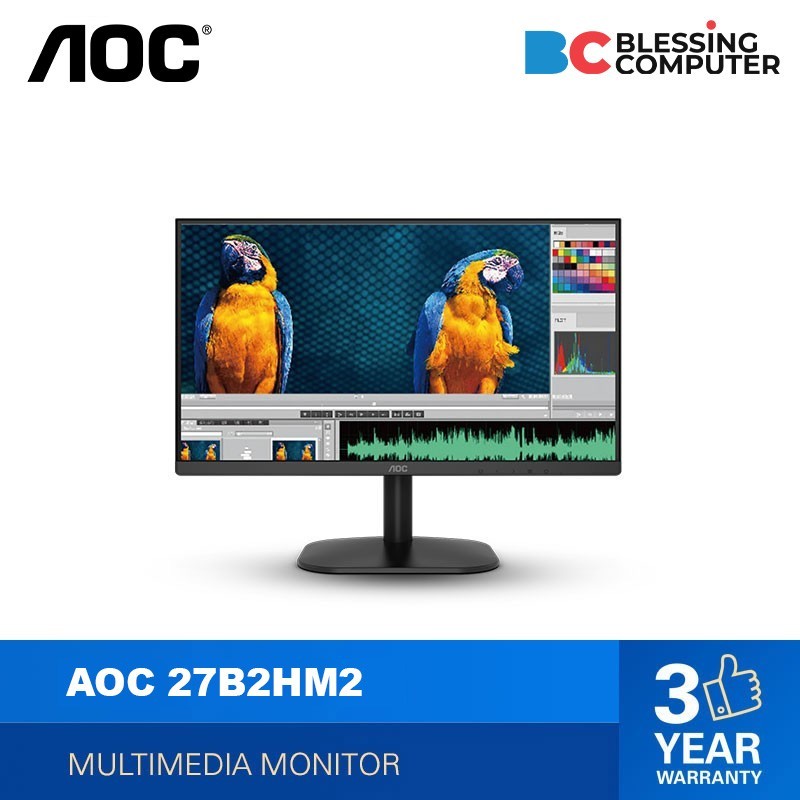 Jual Monitor AOC 27B2HM2 27 FHD 100Hz 4ms | Shopee Indonesia