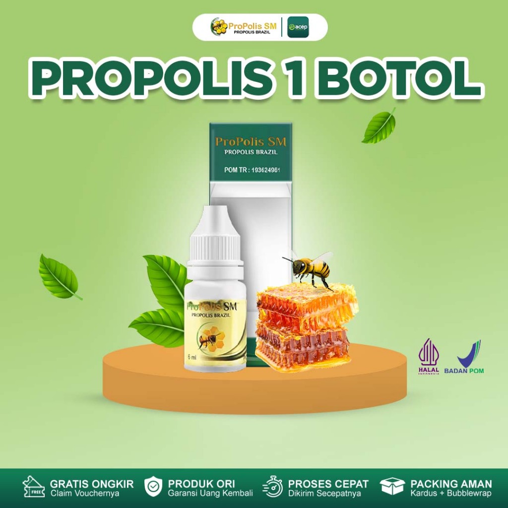 Jual Acep Herbal - Propolis Sm Brazilian 100% Asli Dari Ekstrak ...