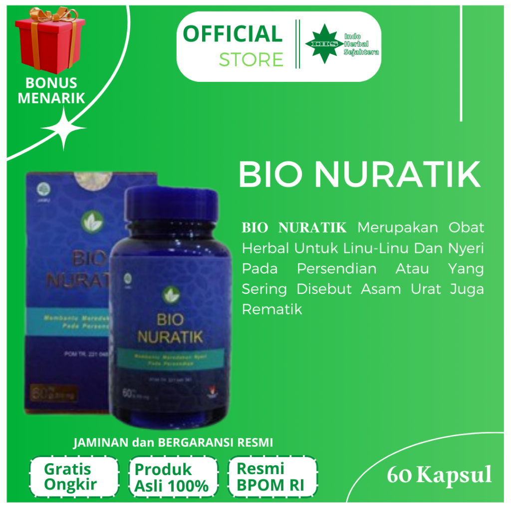 Jual BIO NURATIK - BIONURATIK - OBAT HERBAL BIO NURATIK | Shopee Indonesia