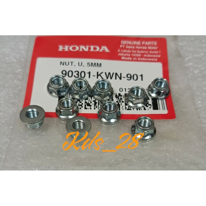 Jual MUR LOCK 5MM ORIGINAL AHM HONDA GENUINE PART SATUAN | Shopee Indonesia