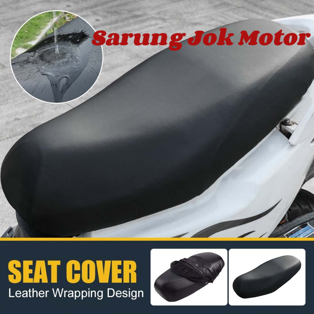Jual Cover Jok Motor Bahan Kulit Tahan Air/Seametal Cover Jok Motor ...