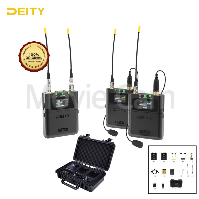 Jual Deity Microphones Theos Digital 2-Person Camera Mount Wireless Omni Lavalier Microphone ...